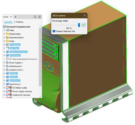 Inventor Tutorial View Representation