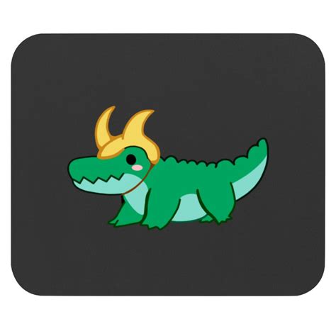 Chibi Alligator Loki Mouse Pads Sold By Canaanancheta Sku 55484025