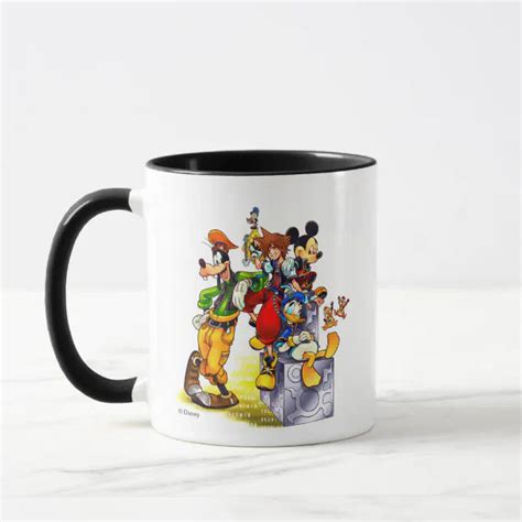 Kingdom Hearts Coded Group Key Art Mug Zazzle