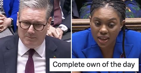 kemi badenoch trolled keir starmer for giving scripted answers and his