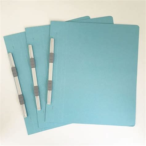 【楽天市場】フラットファイル 紙製 A4サイズ用 ブルー 3冊入：100円雑貨＆日用品卸 Bababa