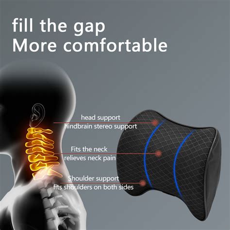 Badu Bg Облегалка за глава на врата на кола Възглавница за авто седалка