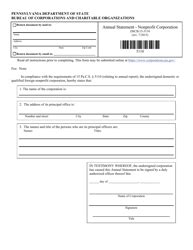 Form DSCB 15 134A Download Fillable PDF Or Fill Online Docketing Statement New Entity