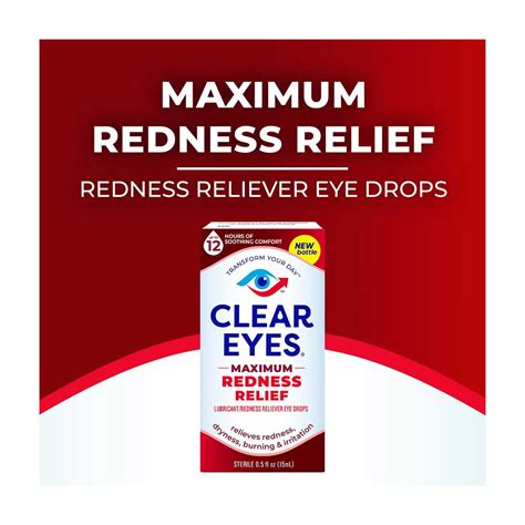 Buy Clear Eyes Maximum Redness Eye Relief Lubricant Eye Drops 05 Fl