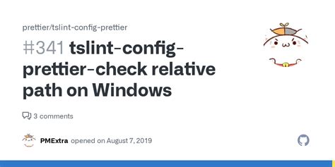 Tslint Config Prettier Check Relative Path On Windows · Issue 341