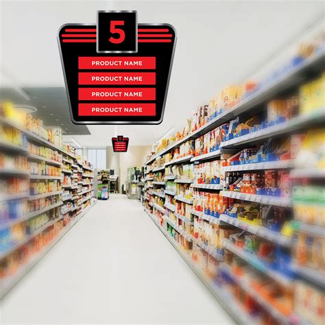 Grocery Store Aisle Signs