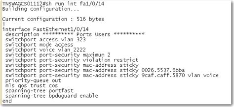 Solved Port Security And Limited Connectivity Cisco Community