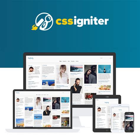 CSS Igniter Pinfinity WordPress Theme GPLRock Com