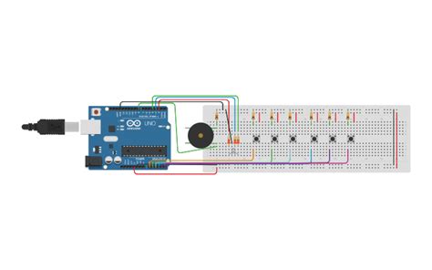 Circuit Design 4th Octave C A Piano Notes Rgb Led Tinkercad