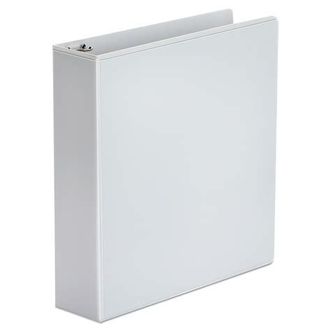 Economy Round Ring View Binder 3 Rings 2 Capacity 11 X 8 5 White