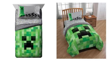 Pictures Of Minecraft Creeper Bed Set