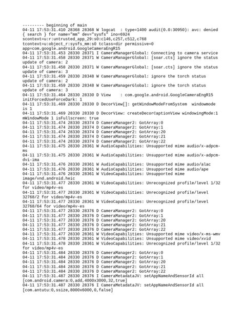 Log Cat 1712836411402 Pdf Computer Programming Software