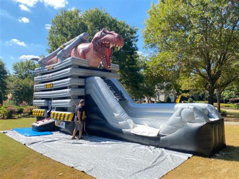 T Rex Xl Bounce And 15 Slide Joshs Inflatable Rentals And More