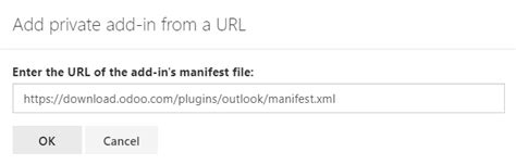 Outlook Extension Odoo 14 0 Documentation