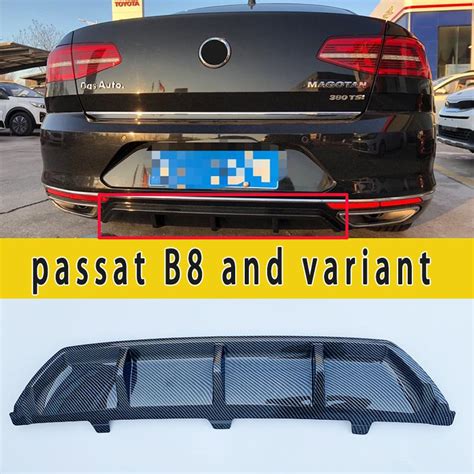 For Vws Passat B8 Variant Spoiler Body Kit Gte 2015 2016 2019 Rear