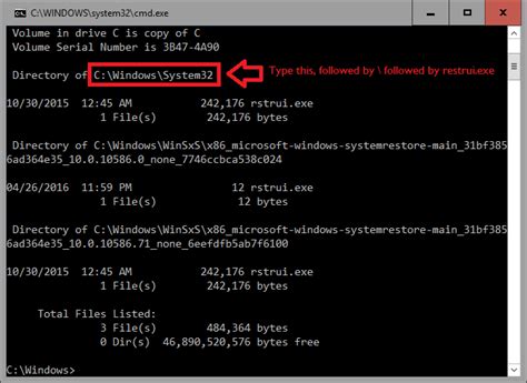system restore from command prompt the silicon underground
