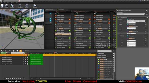 Rotate Vector And Sine Unreal Engine Niagara Tutorials Ue4 Niagara Rotate Vector And Sine Cgow