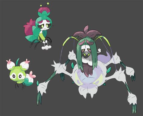 Grassghost Type Starter Line Idea Lilider Liloss Lilament R