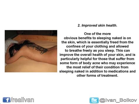 Benefits Of Sleeping Naked Surprising Health Benefits PPT