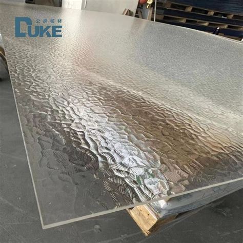 Reeded Decorative Pattern Grey Acrylic Perspex Sheet In 12202440mm For