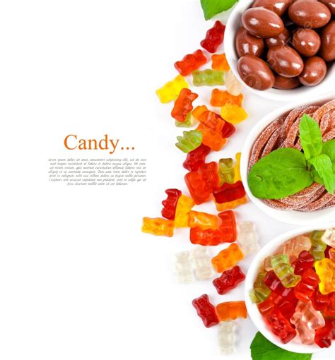 혼합 다채로운 젤리 사탕 사진 배경 및 무료 다운로드를위한 그림 Pngtree