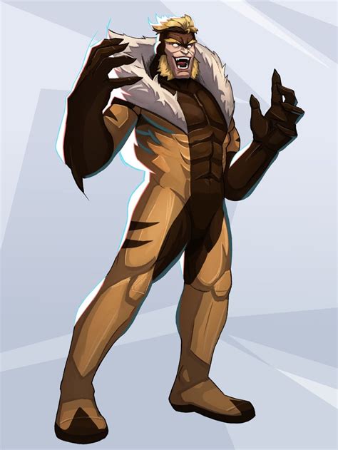 Sabertooth Marvel And 2 More Drawn By Ribbionsart Danbooru