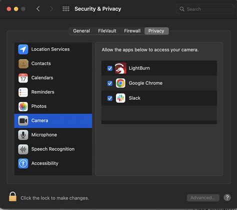 Lightburn Crashes When Trying To Connect To Camera For Calibration Os Specific Lightburn