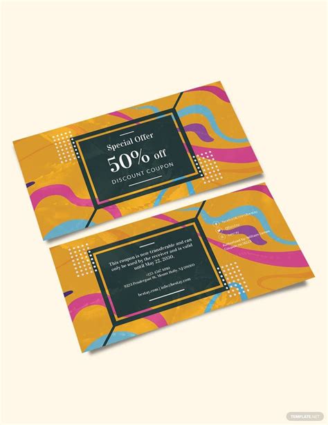 Free Discount Coupon Templates Editable And Printable