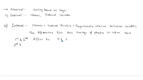 SOLVED For Following Variable Age In Years Select Nominal The Correct Measurement Scale B