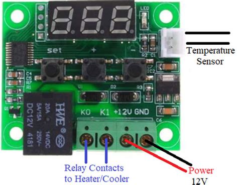 W1209 Temperature Control Switch Thermostat Sensor Module