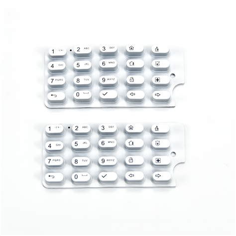 Rubber Keyboard Push Buttons Electronic Keypads Rubber Button Made Keypad Oem Custom Silicone
