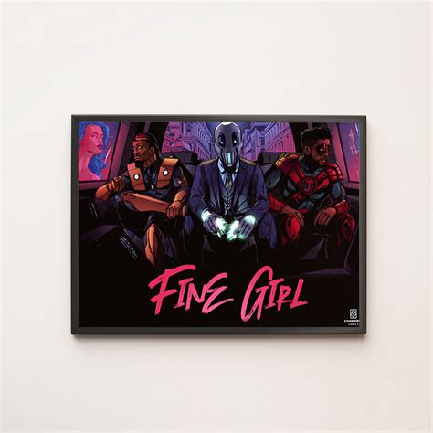 Fine Girl A3 Poster Etianverse Comics