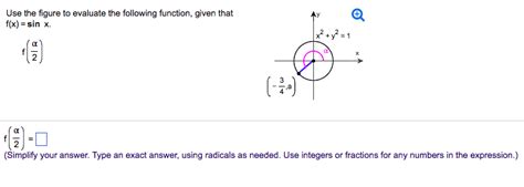 Solved Use The Figure To Evaluate The Following Function