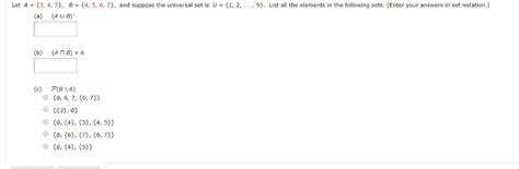 Solved Let A B A U B And Chegg Com