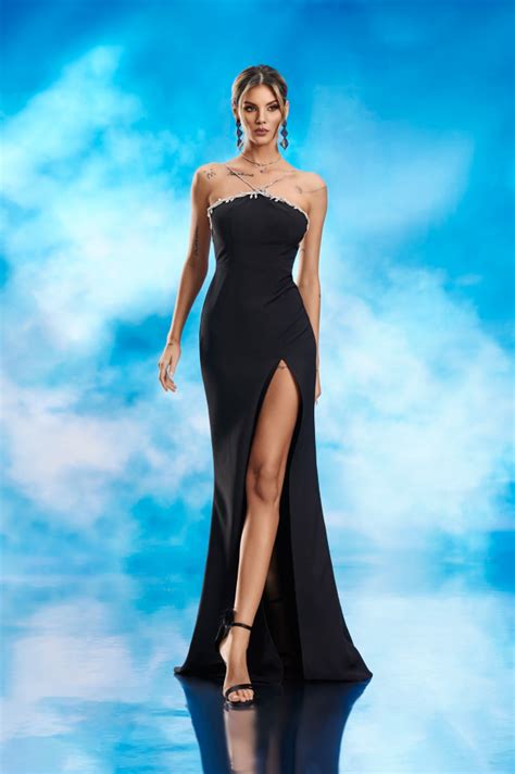 Rochie Bby Lunga Eleganta Neagra