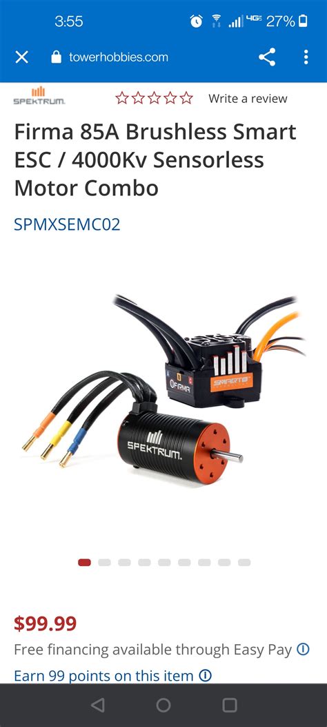 How Will This Motor Esc Combo Be For A Scale Should I Be Running A S Or S With This R