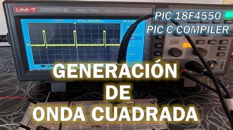 Pic18f4550 ¿cómo Generar Una Onda Cuadrada De 50hz Duty Cycle 5 Ccs