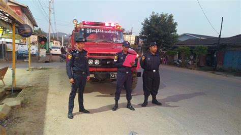 မိုင်းရှူးမြို့နယ်အတွင်း မီးလောင်မှု၊ မီးလန့်မှု မရှိစေရေးအတွက် မီးဘေးအန္တရာယ် ကြိုတင်ကာကွယ်ရေး