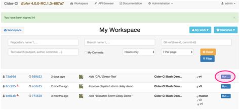 Quick Start Cider Ci Documentation