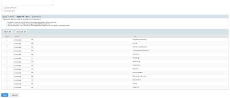 custom center tab missing from publish dashboard options r netsuite