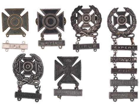 Army Rifle Qualification Badges