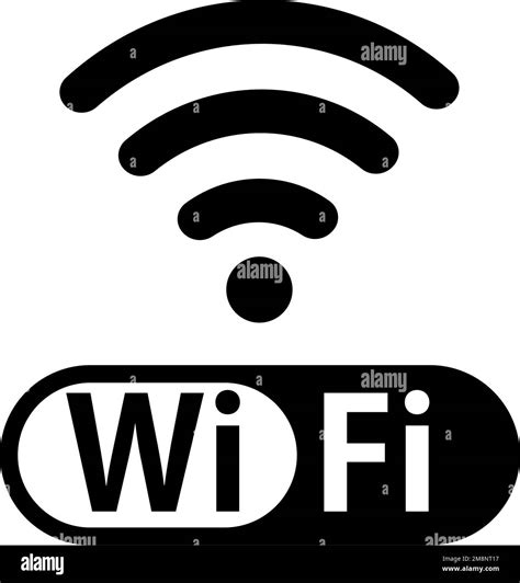 Simple Wi Fi Icon And Wi Fi Logo Editable Vector Stock Vector Image And Art Alamy