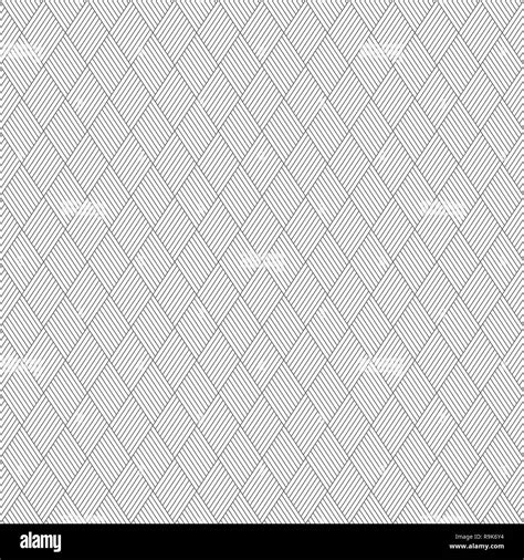 Vector Seamless Pattern Stylish Abstract Geometric Background Modern Linear Texture With Thin