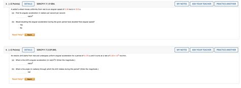 Solved A Potter S Wheel Moves Uniformly From Rest To An Chegg
