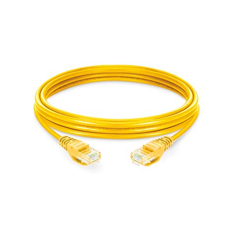 Patch Cord 1m Cat 6 Amarillo RX COMUNICACIÓN CABLEADO ESTRUCTURADO PATCHCORDS