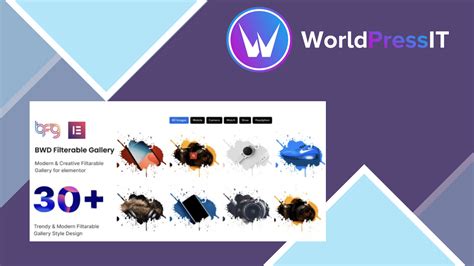 Bwd Filterable Gallery Addon For Elementor Worldpress It