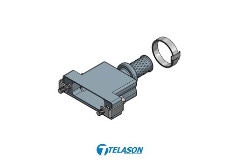Straight Banding Backshell Emirfi Shielded Screened Spin Coupling
