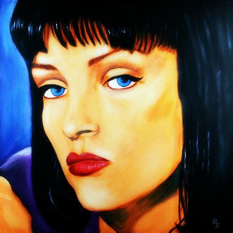 Pulp Fiction Uma Thurman Art