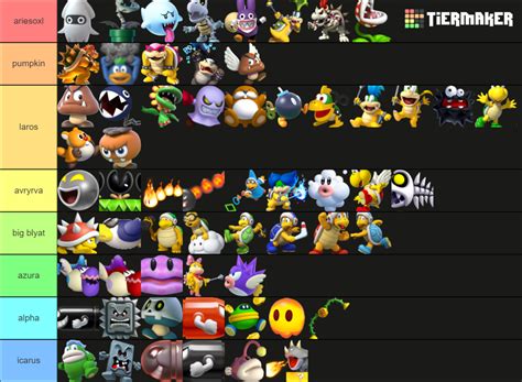 Super Mario Bros Enemies List Create A Super Mario Bros Wonder Enemy