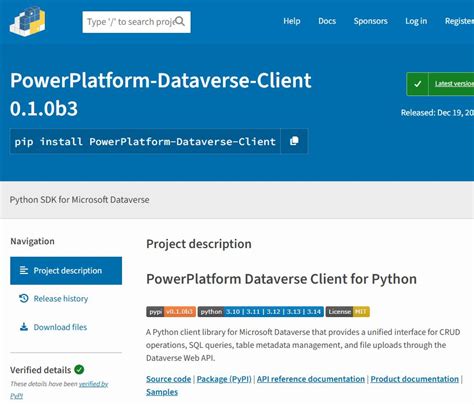 Powerplatform Dataverse Client For Python Crud Operations Matthew